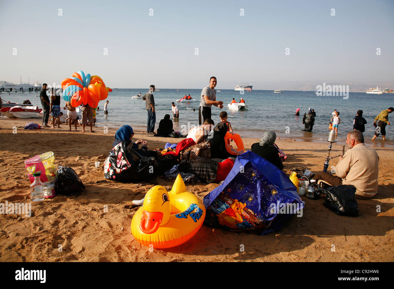 Aqaba public beach hi-res stock photography and images - Alamy
