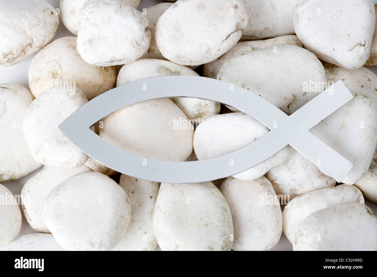 Jesus fish symbol Stock Photo - Alamy