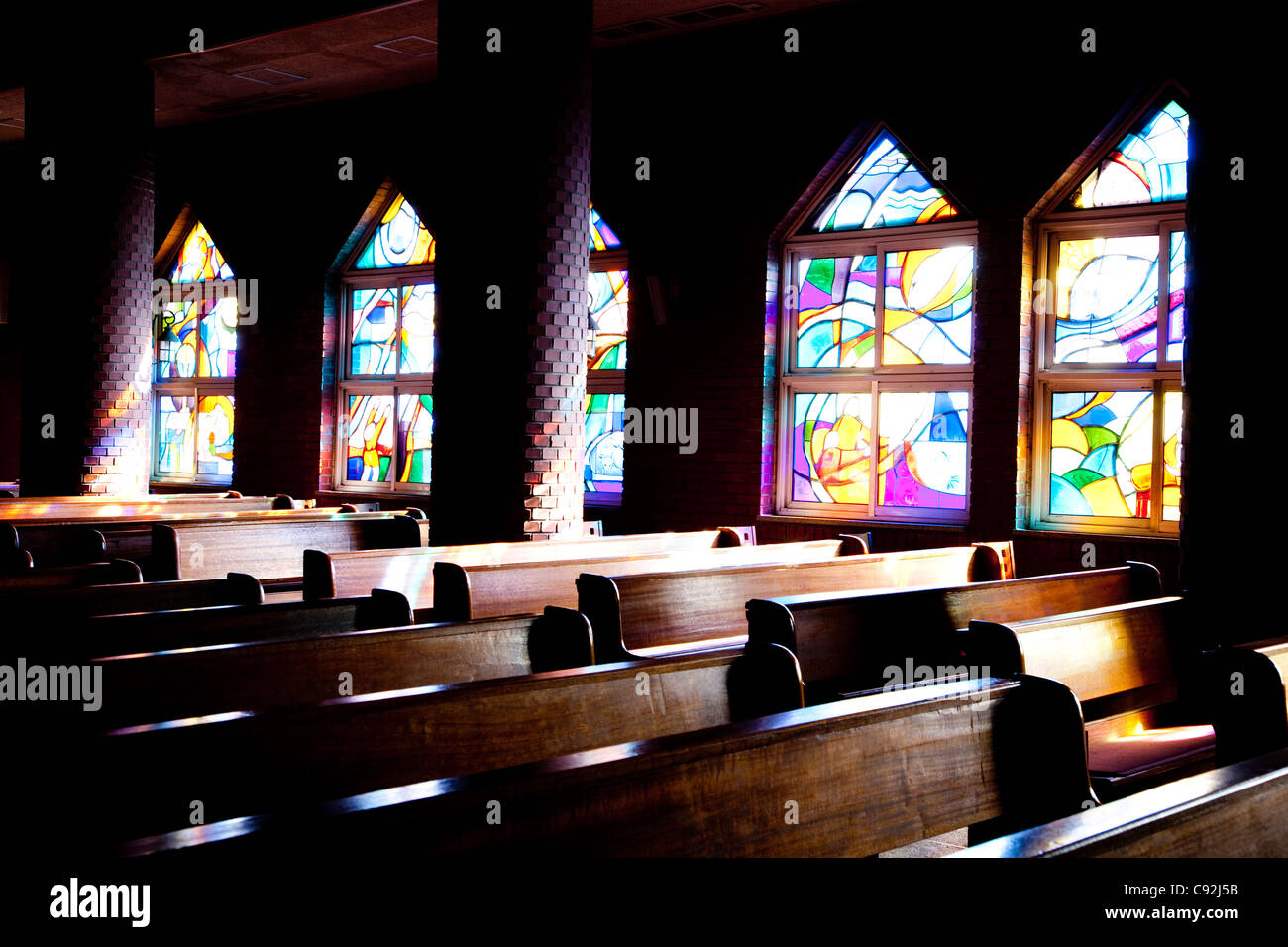 Interior of church Stock Photo - Alamy