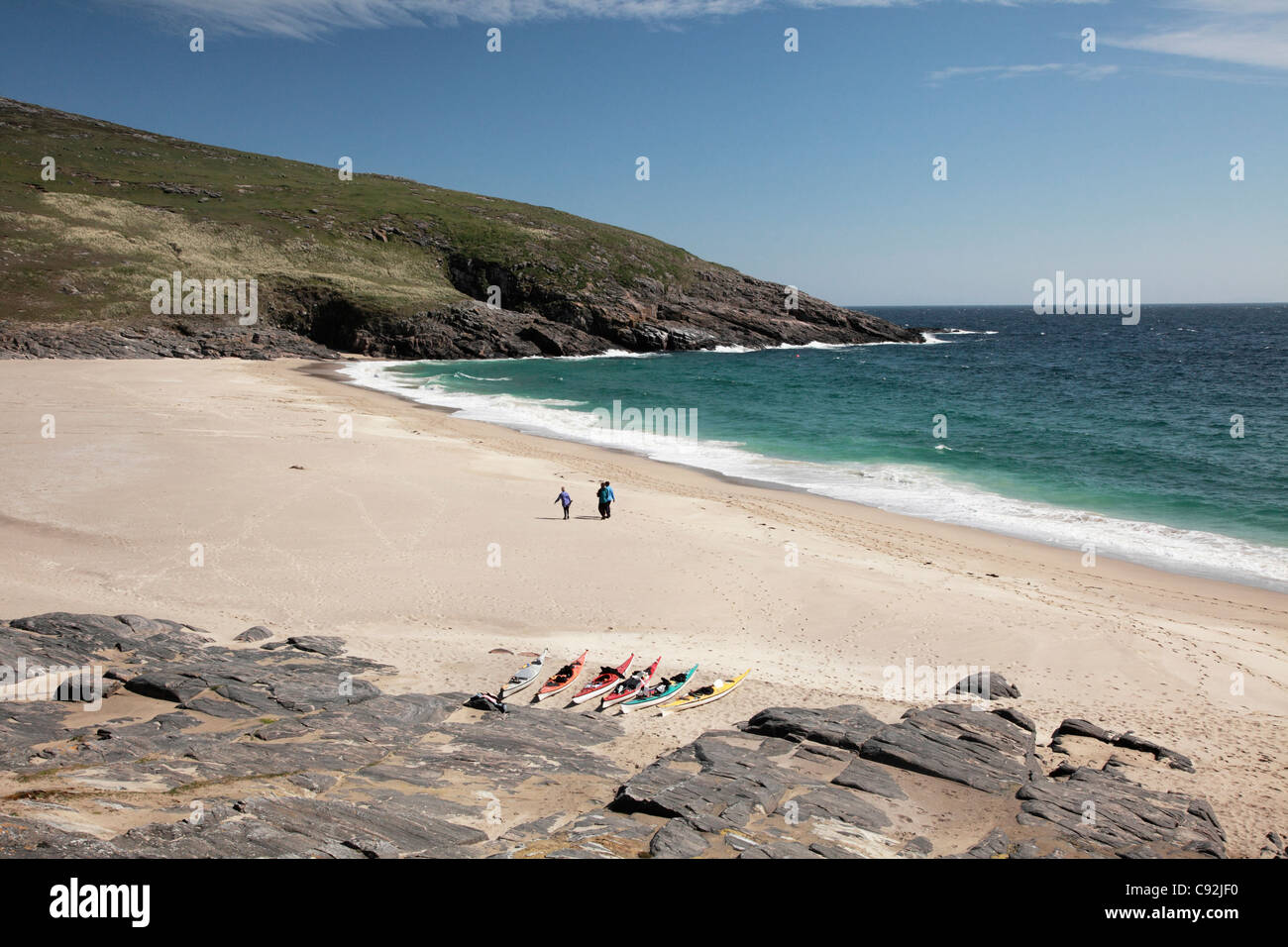 Mingulay island and hebrides and boat hi-res stock photography and ...