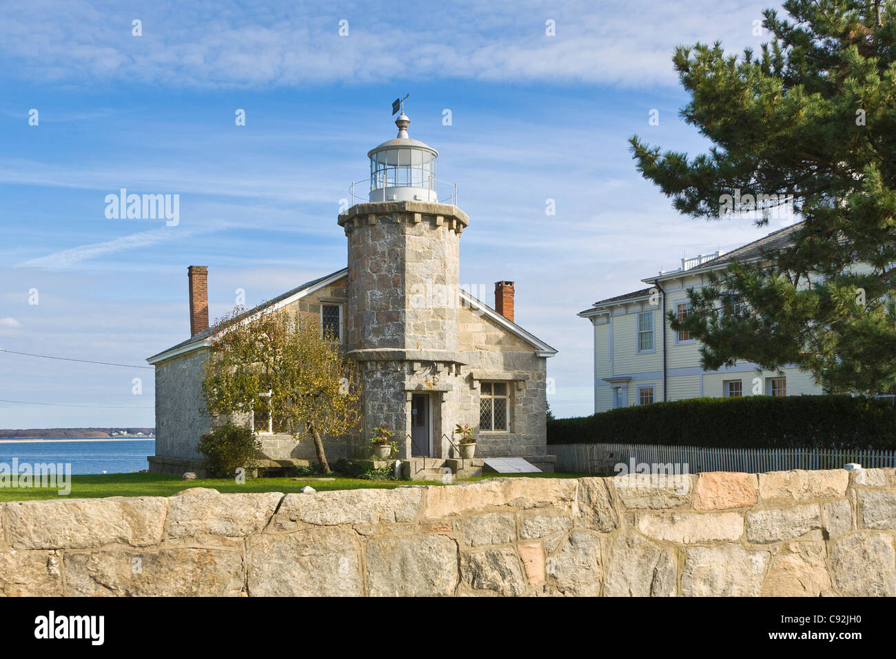 Stonington Harbor Light and the The Old Lighthouse in Stonington ...