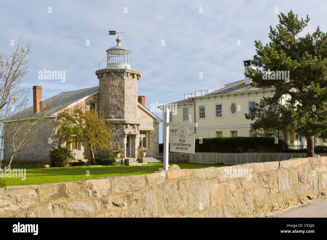 Stonington Harbor Light and the The Old Lighthouse in Stonington ...