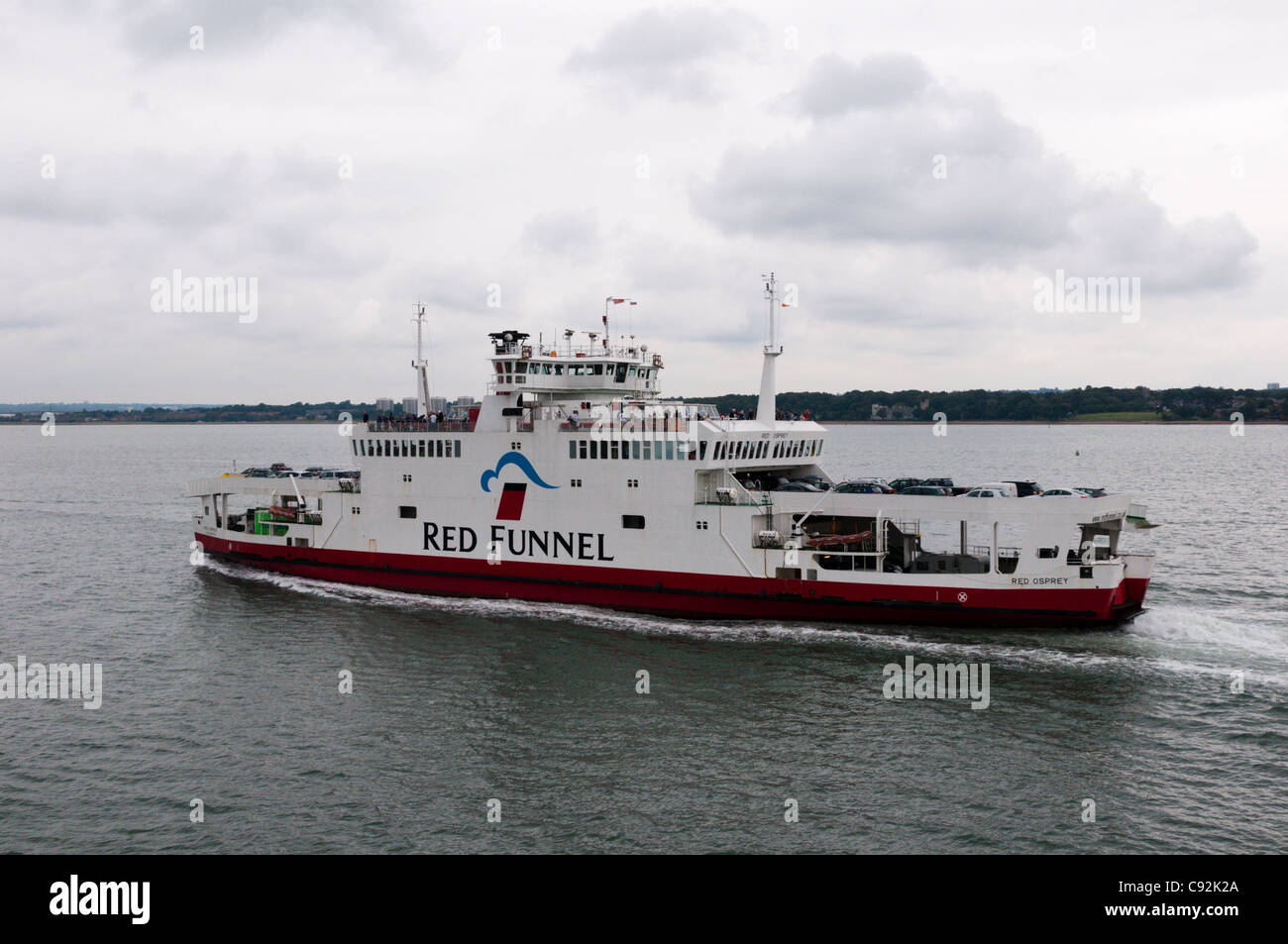 Red funnel ferries hi-res stock photography and images - Alamy