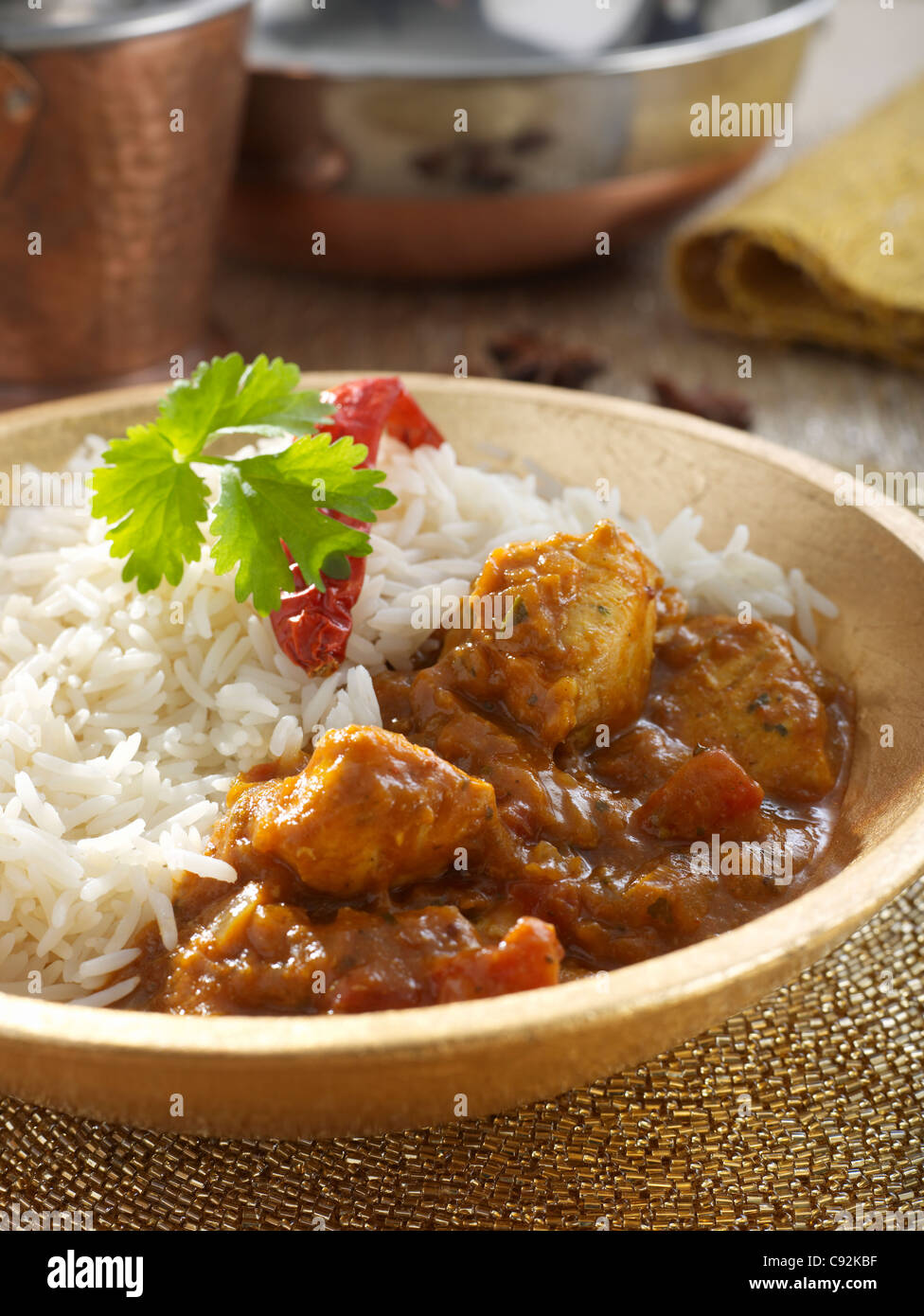 Chicken madras hi-res stock photography and images - Alamy