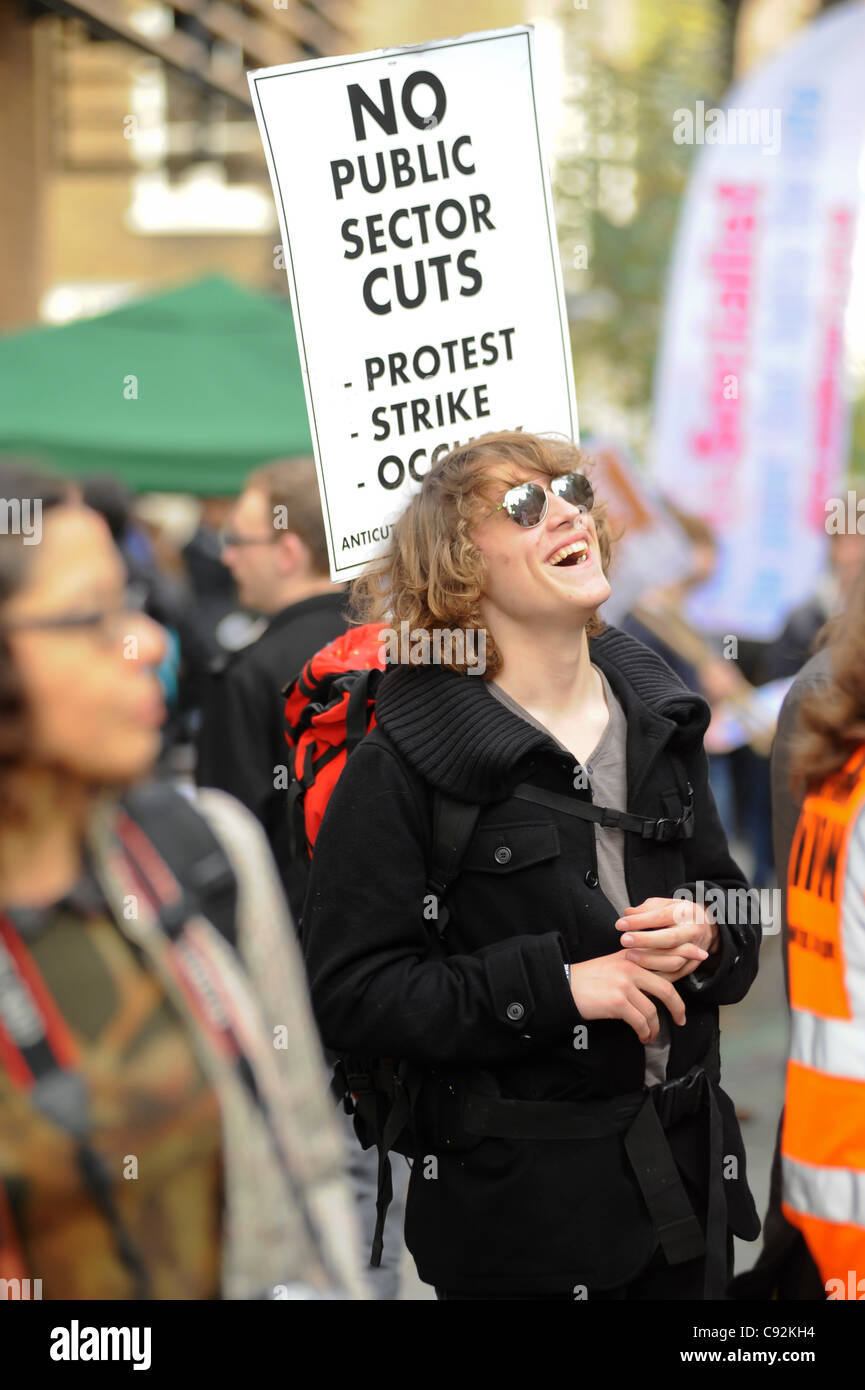 09.11.11, LONDON Student protest march from London University, Student ...