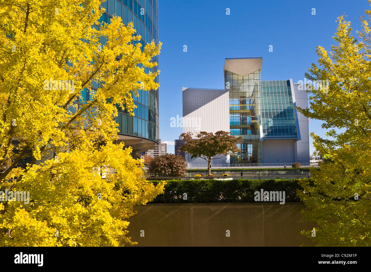Connecticut Science Center in Downtown Hartford Connecticut Stock Photo ...