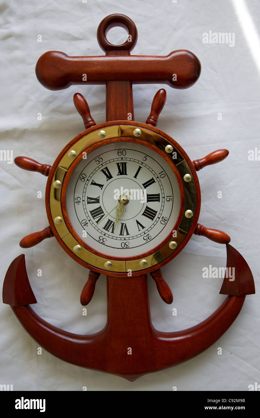 A nautical clock Stock Photo - Alamy