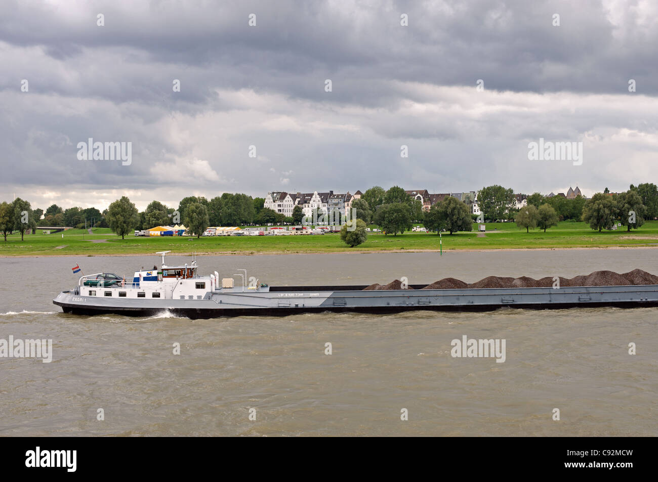 Commercial barge river rhine north hi-res stock photography and images ...