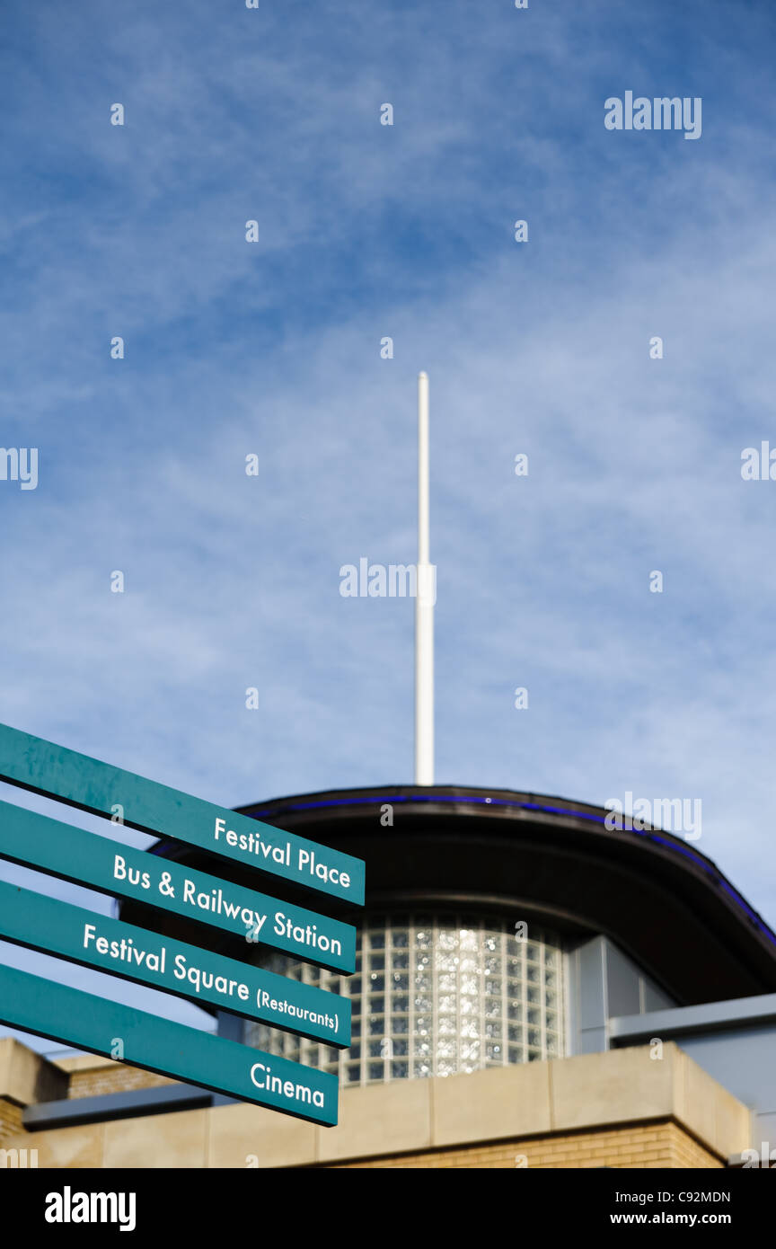 Festival Place and tower in Basingstoke, UK Stock Photo - Alamy