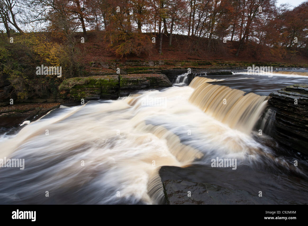 Askrigg falls waterfalls Wensleydale Yorkshire Dales England UK Stock ...