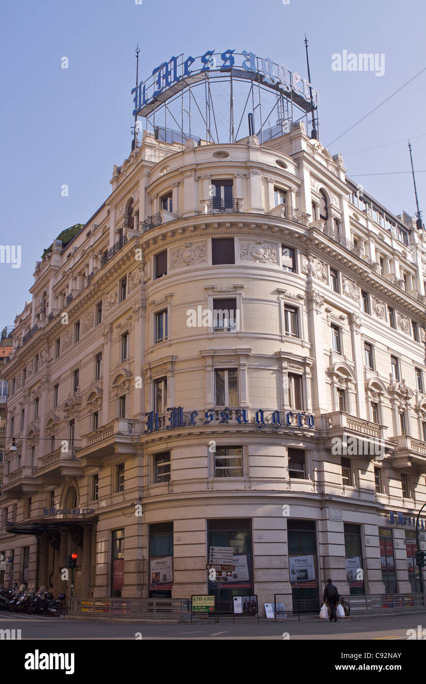 Offices of Il Messaggero (The Messenger) - an Italian newspaper based ...