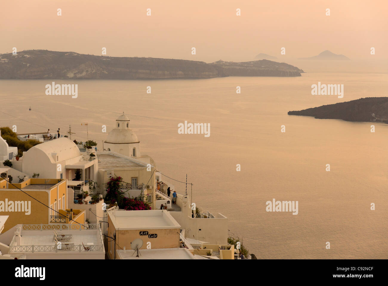 Therasia sunset hi-res stock photography and images - Alamy