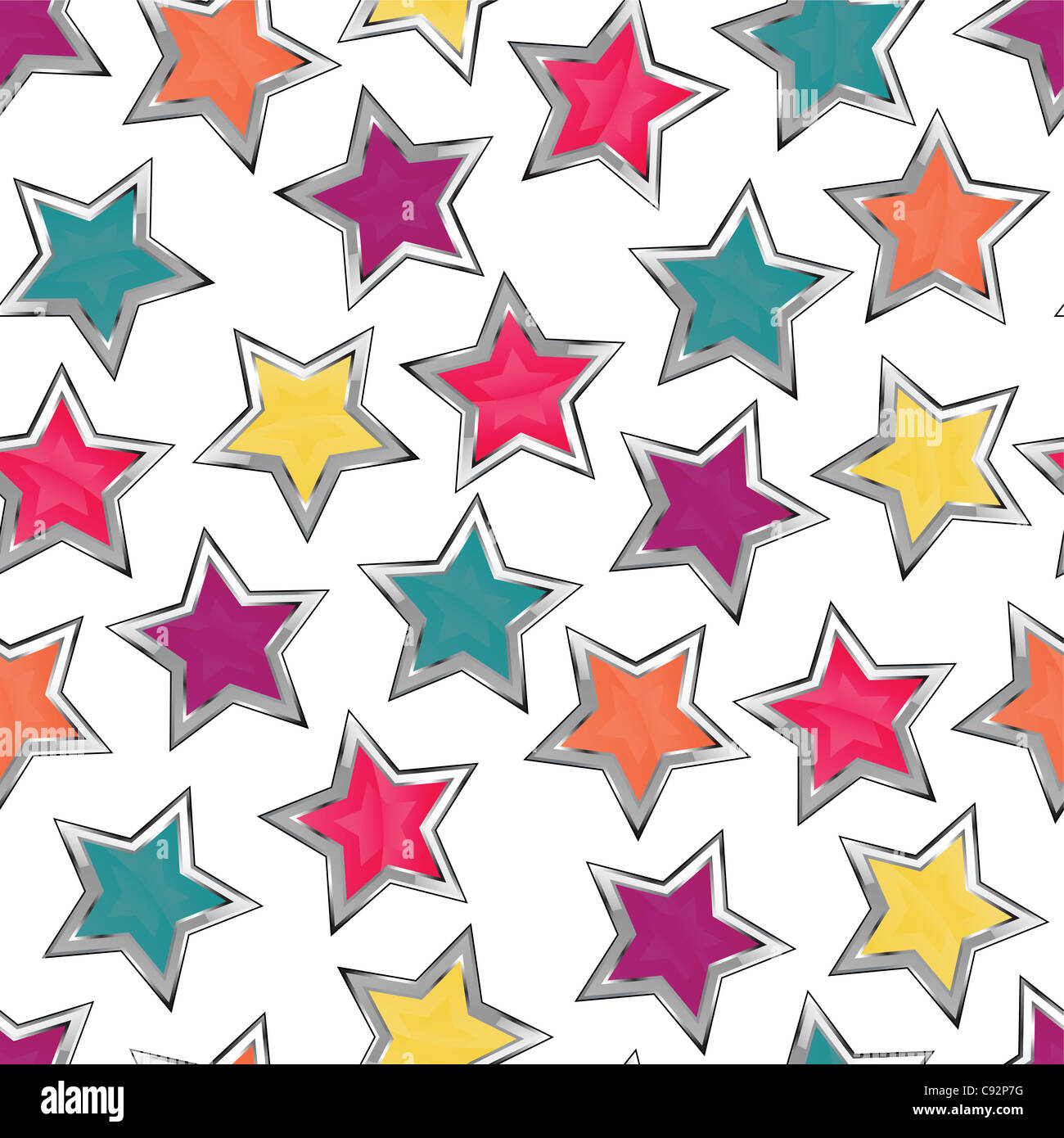 Shiny stars seamless pattern Stock Photo - Alamy