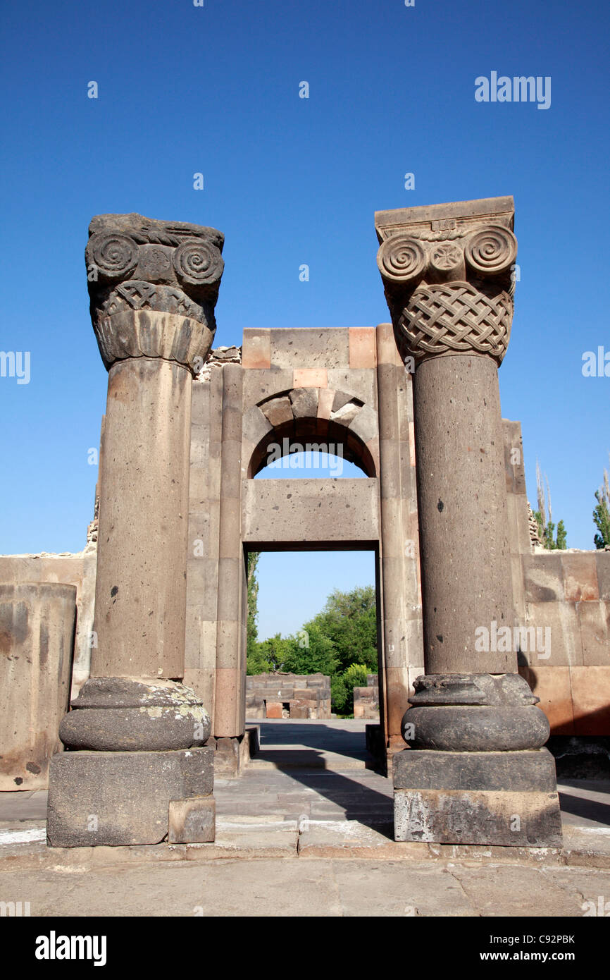 Zvartnots Cathedral (meaning "celestial angels") is the name of the ...