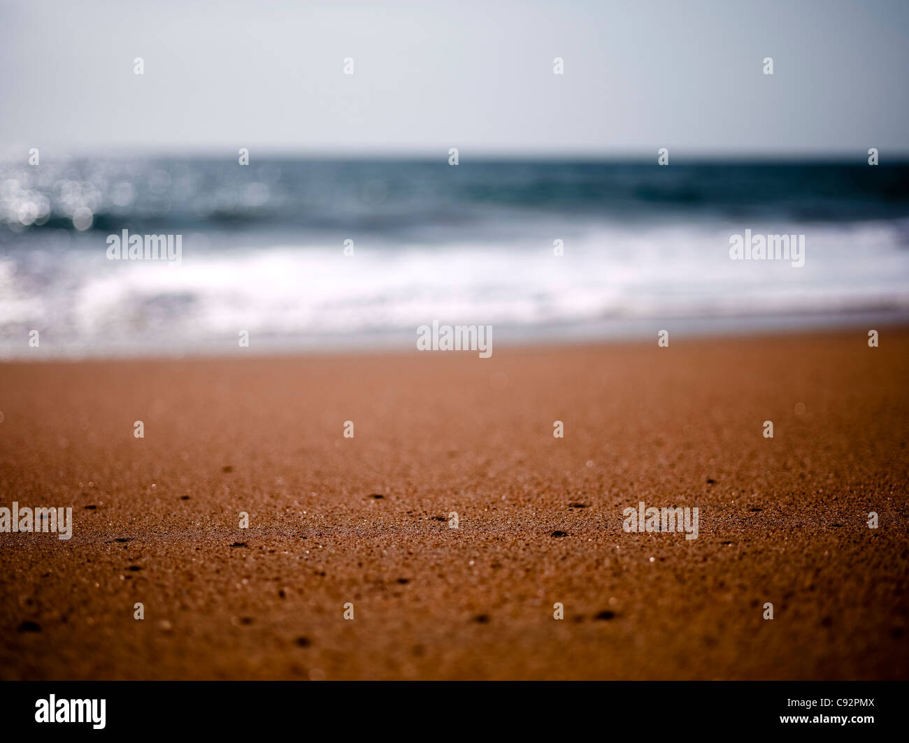 sand and sea in close up Stock Photo - Alamy