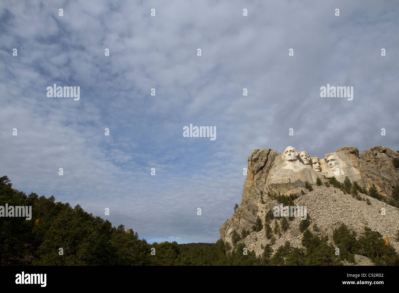 Presidents at Mount Rushmore National Monument, near Keystone, South ...