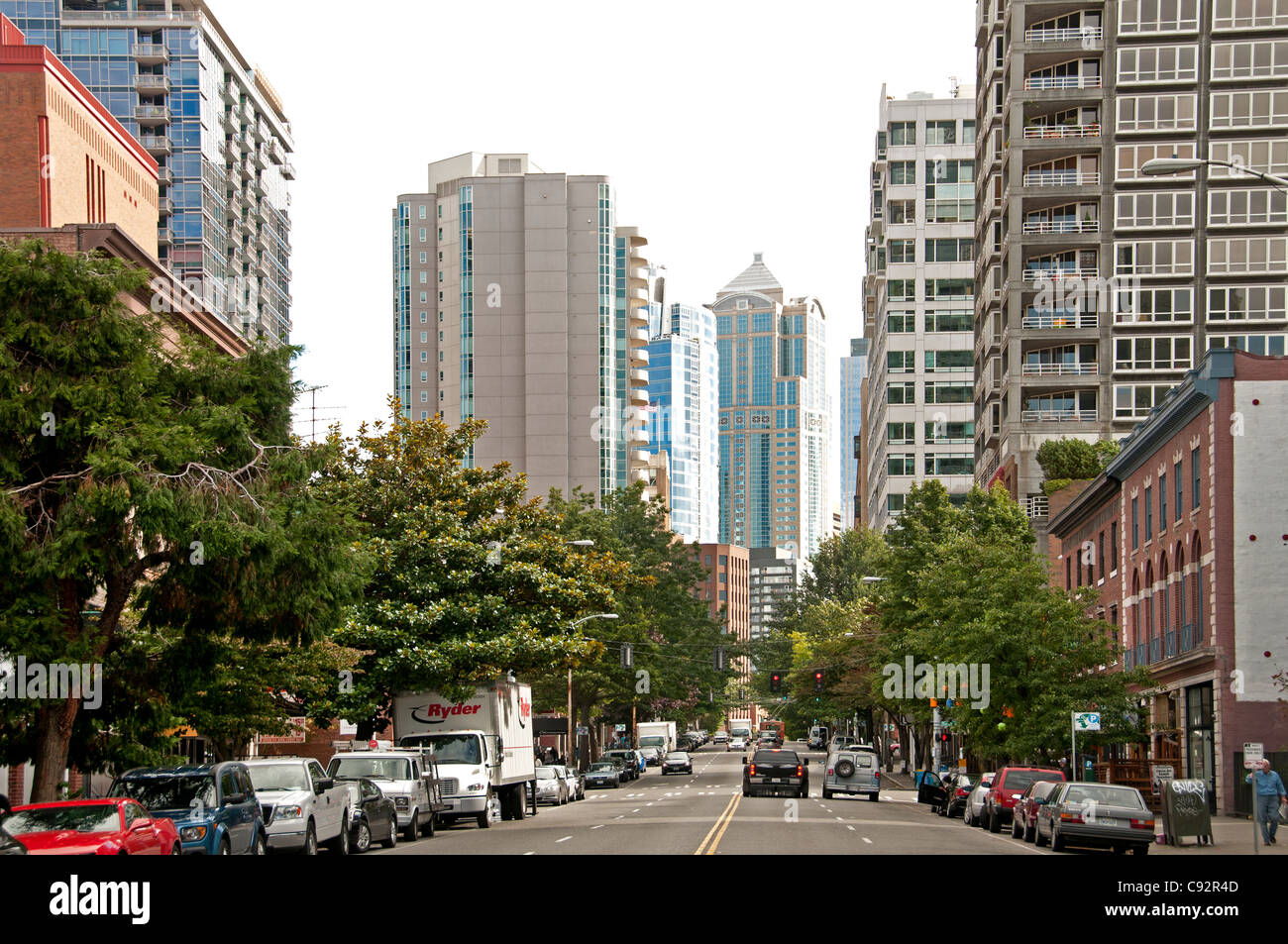 Seattle Town City Washington State United States of America USA Stock ...