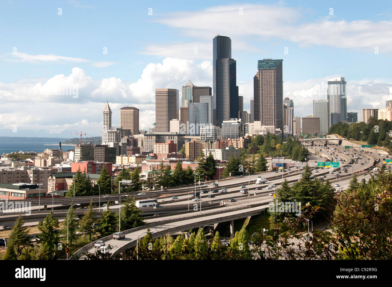 Seattle Town City Washington State United States of America USA Stock ...