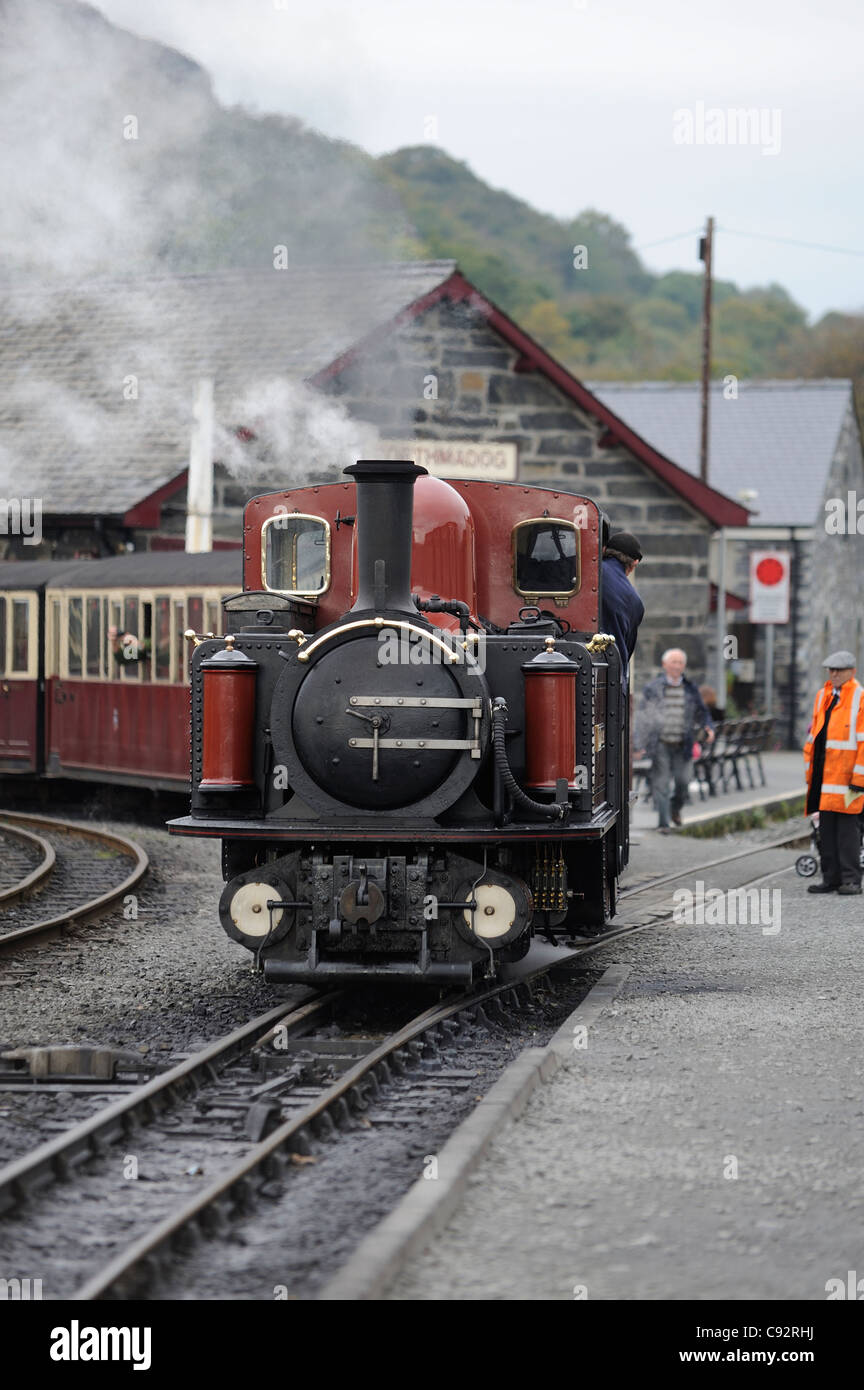 Double Fairlie Dafydd Lloyd George heading a train for blaenau ...