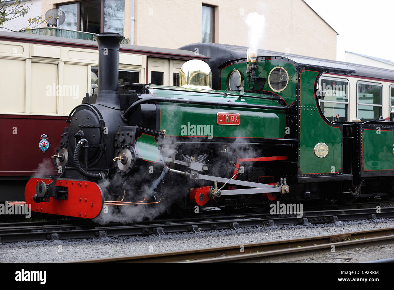 Ffestiniog railway steam locomotive hi-res stock photography and images ...