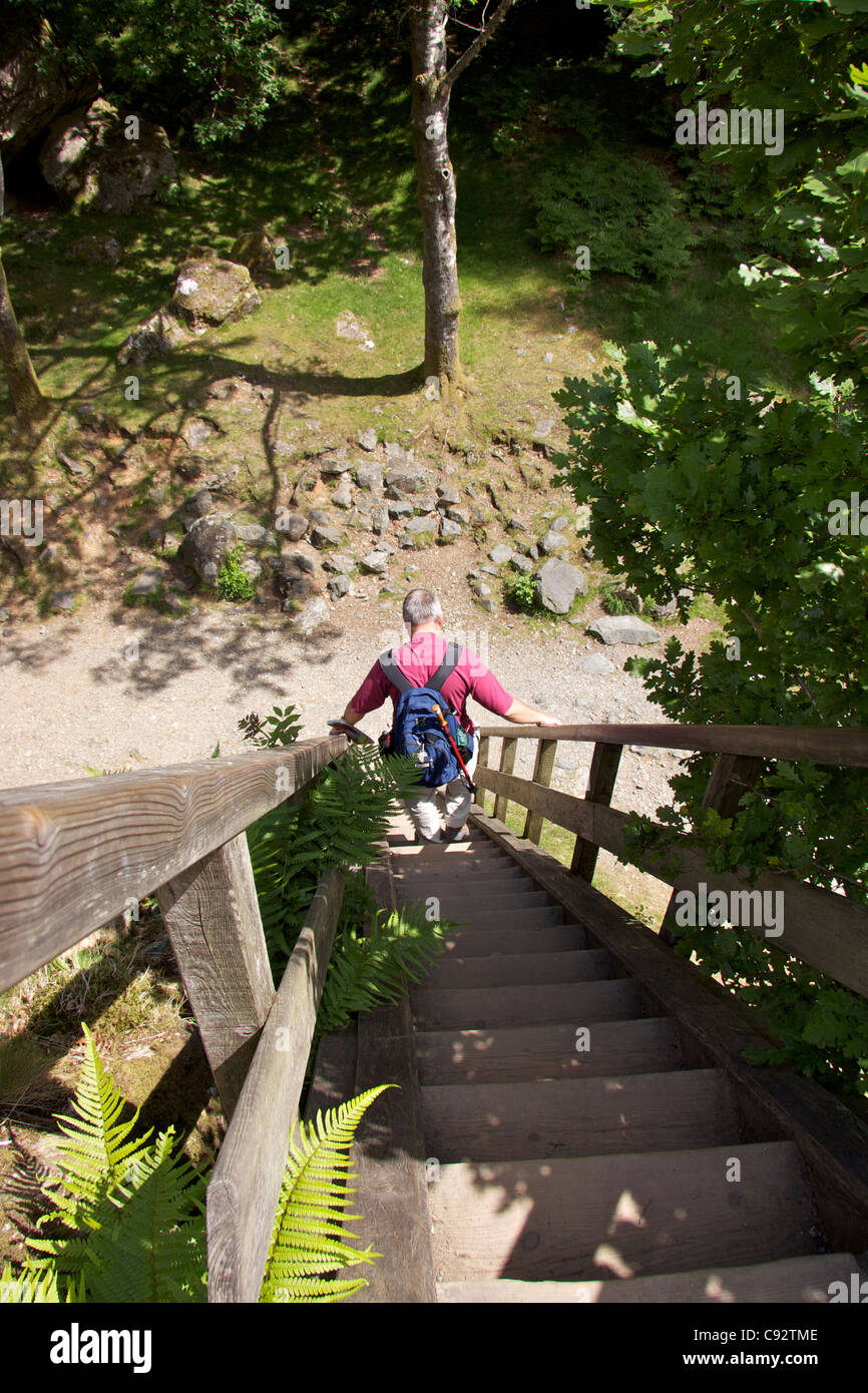 The Bowder Stone is a huge boulder of volcanic rock which perches ...