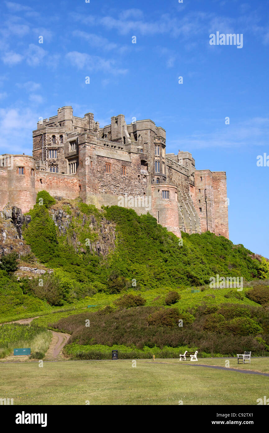 Bamburgh Castle is one of the largest inhabited castles in the UK built ...