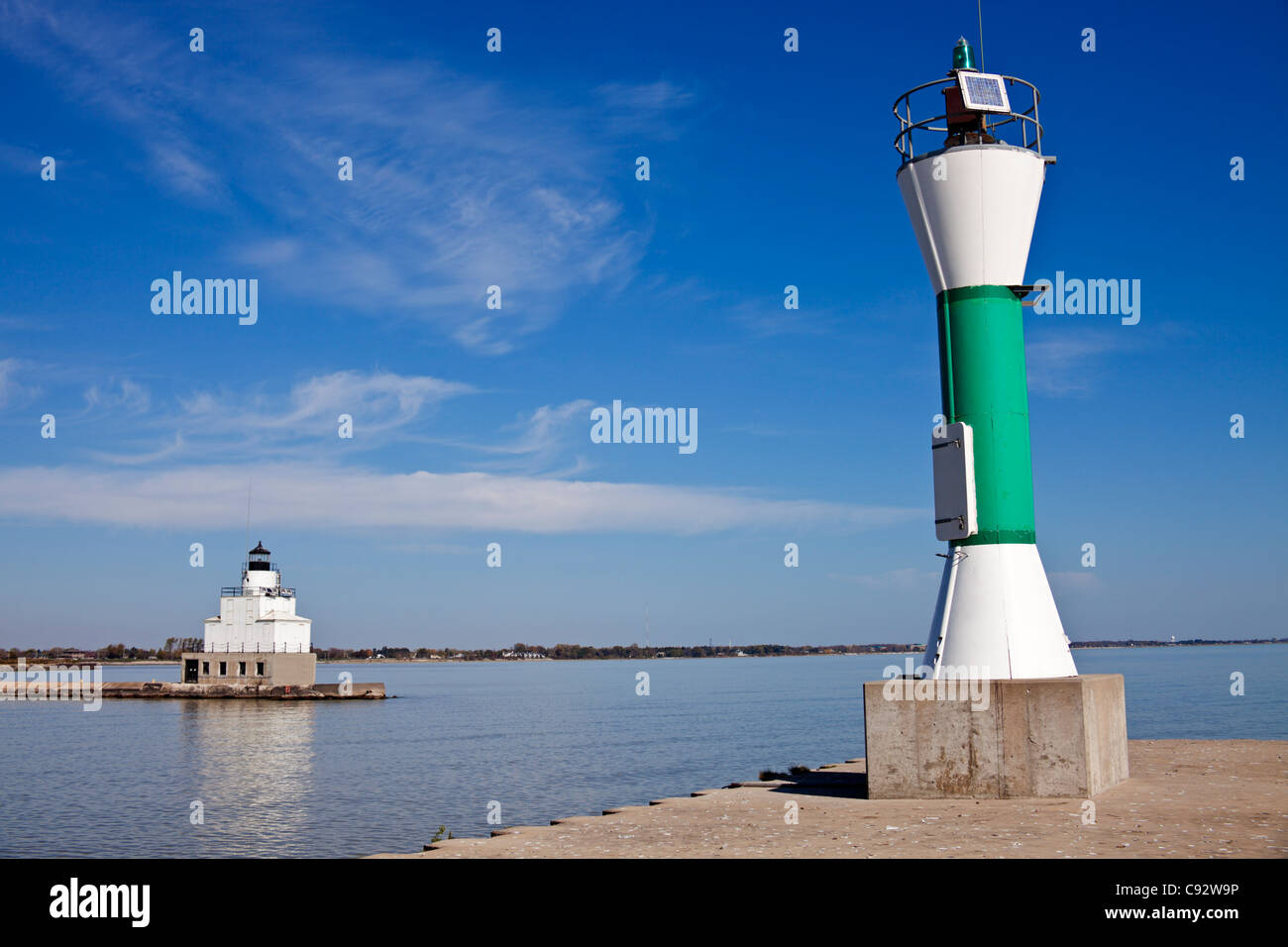 Lighthouses in Manitowoc, Wisconsin Stock Photo - Alamy