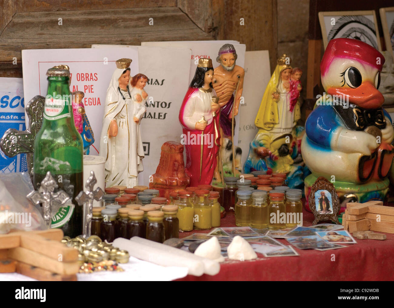 Religious paraphernalia. Centro Habana, Havana, Cuba Stock Photo - Alamy