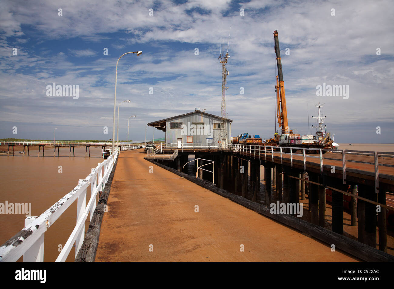 Derby Wharf, Derby, Kimberley Region, Western Australia, Australia ...