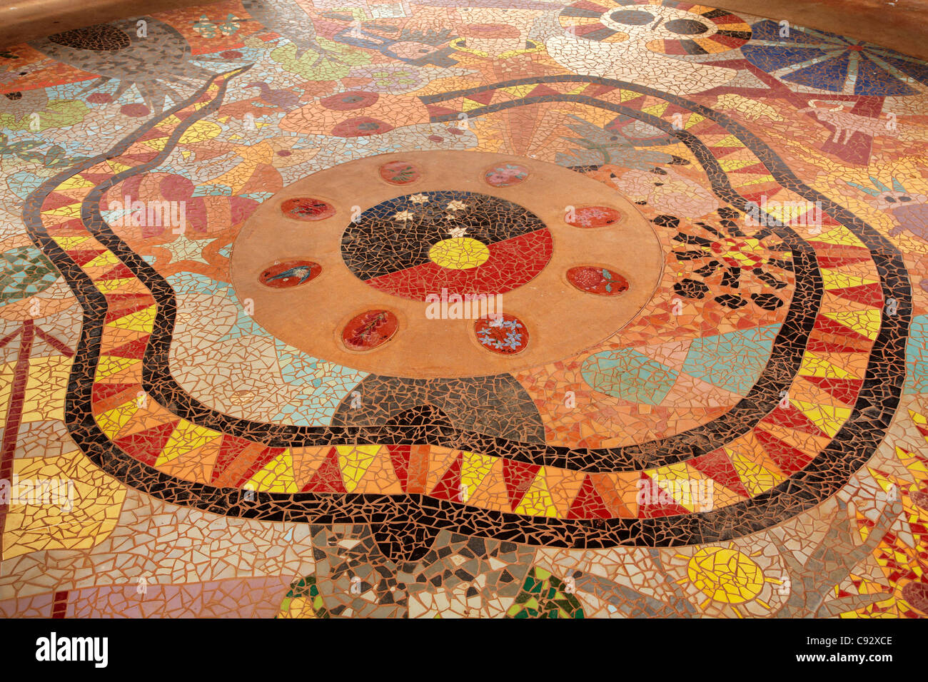 Snake Mosaic, Community Centenary Project, by Derby Wharf, Derby ...