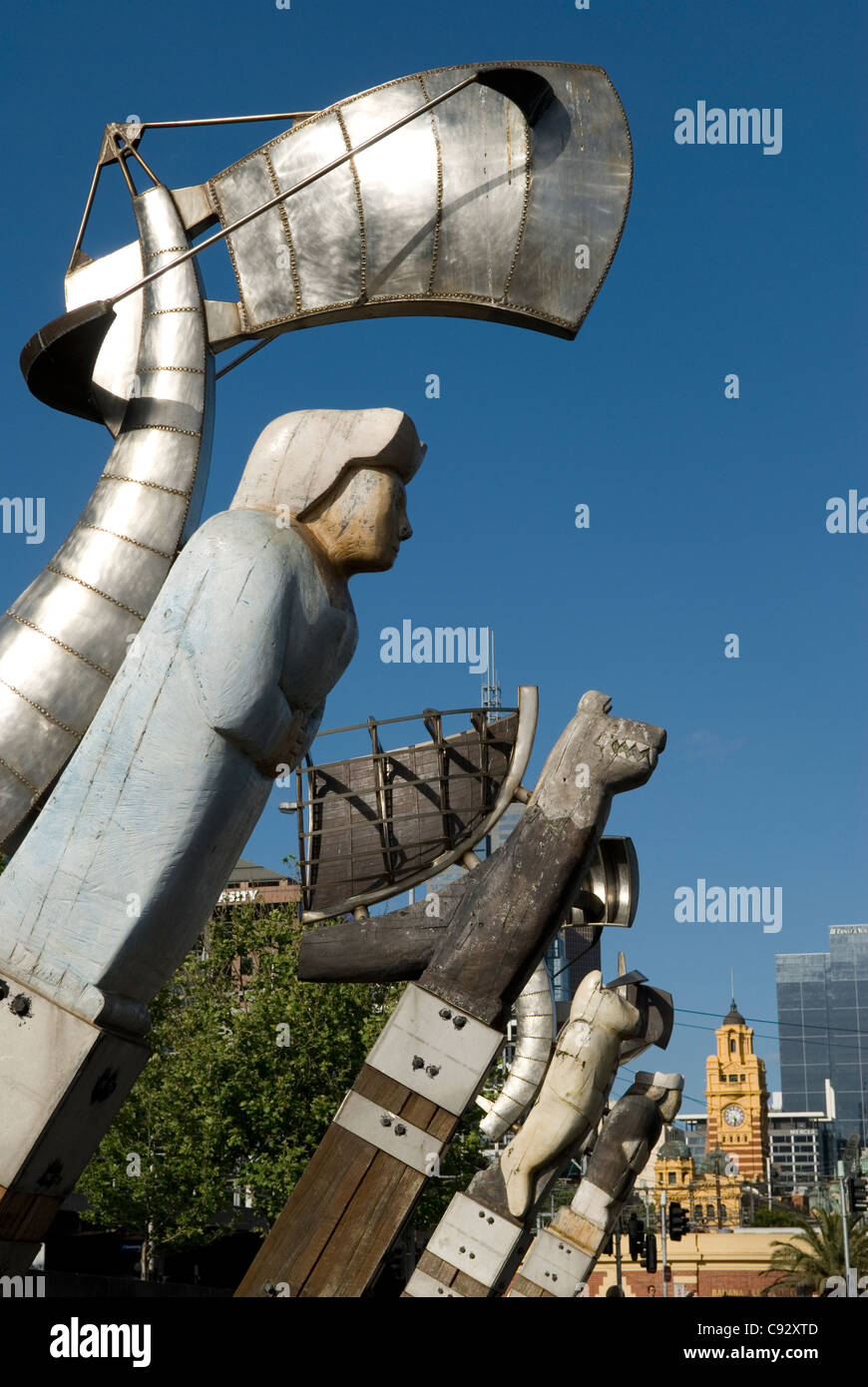 The Enterprize Landing is a memorial to the founders of Melbourne in ...