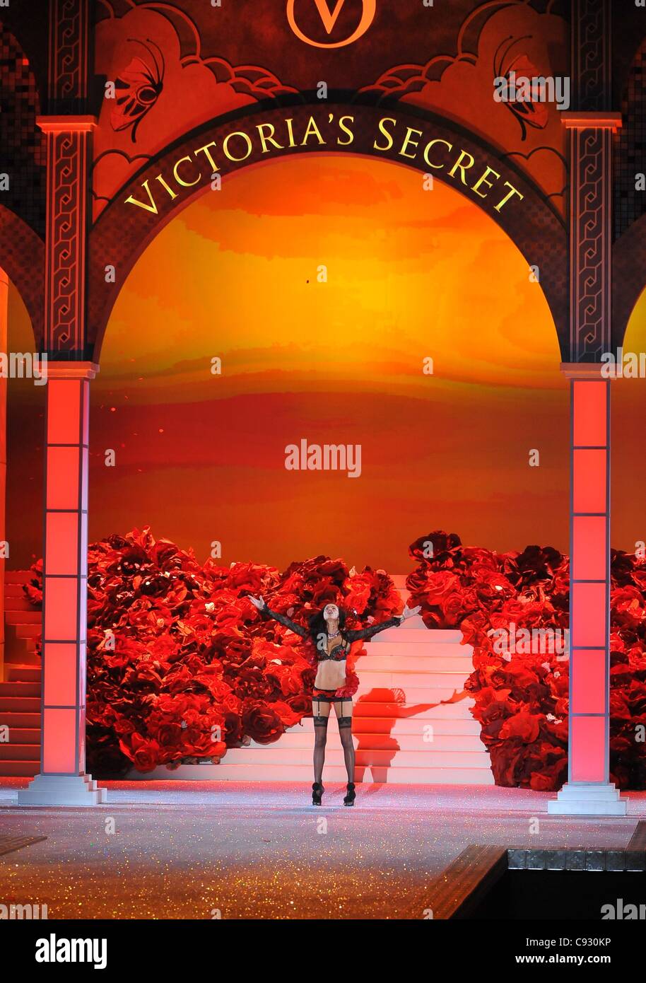 on stage for 2011 Victoria's Secret Fashion Show - Runway, Lexington ...