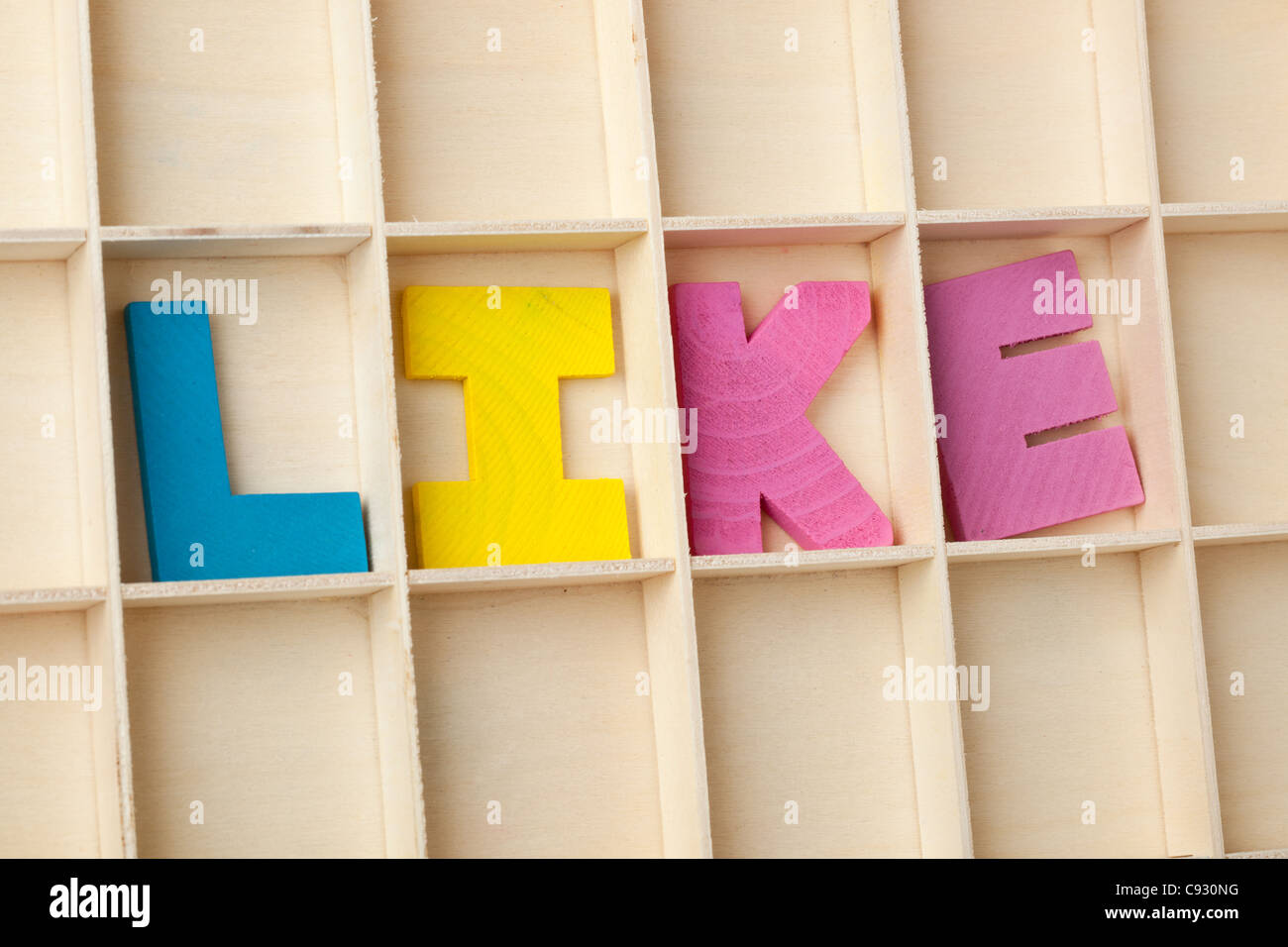 Wooden letter blocks forming word hi-res stock photography and images ...