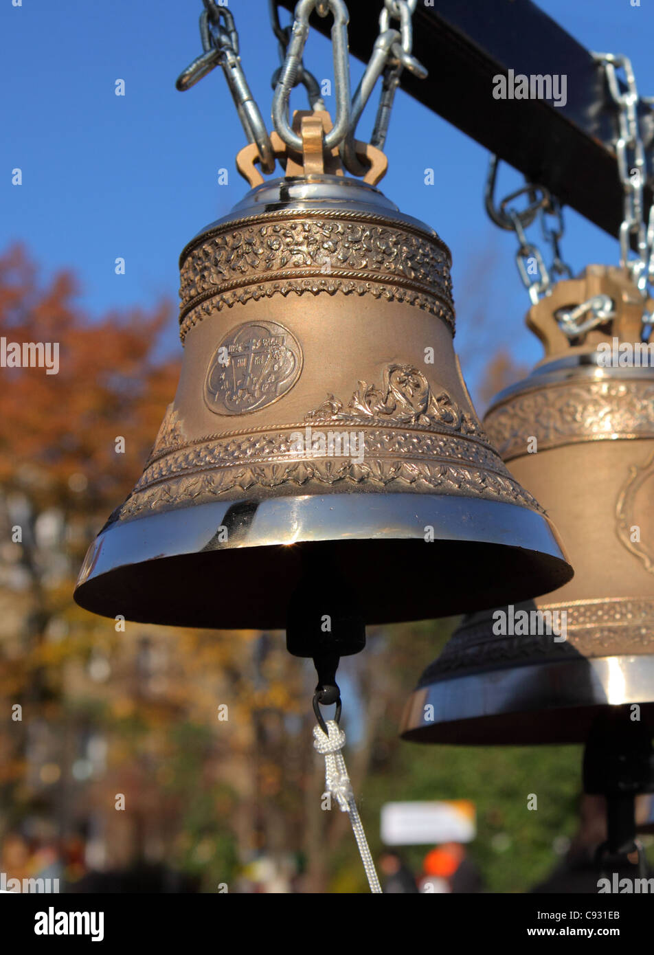 Сhurch small bell Stock Photo - Alamy