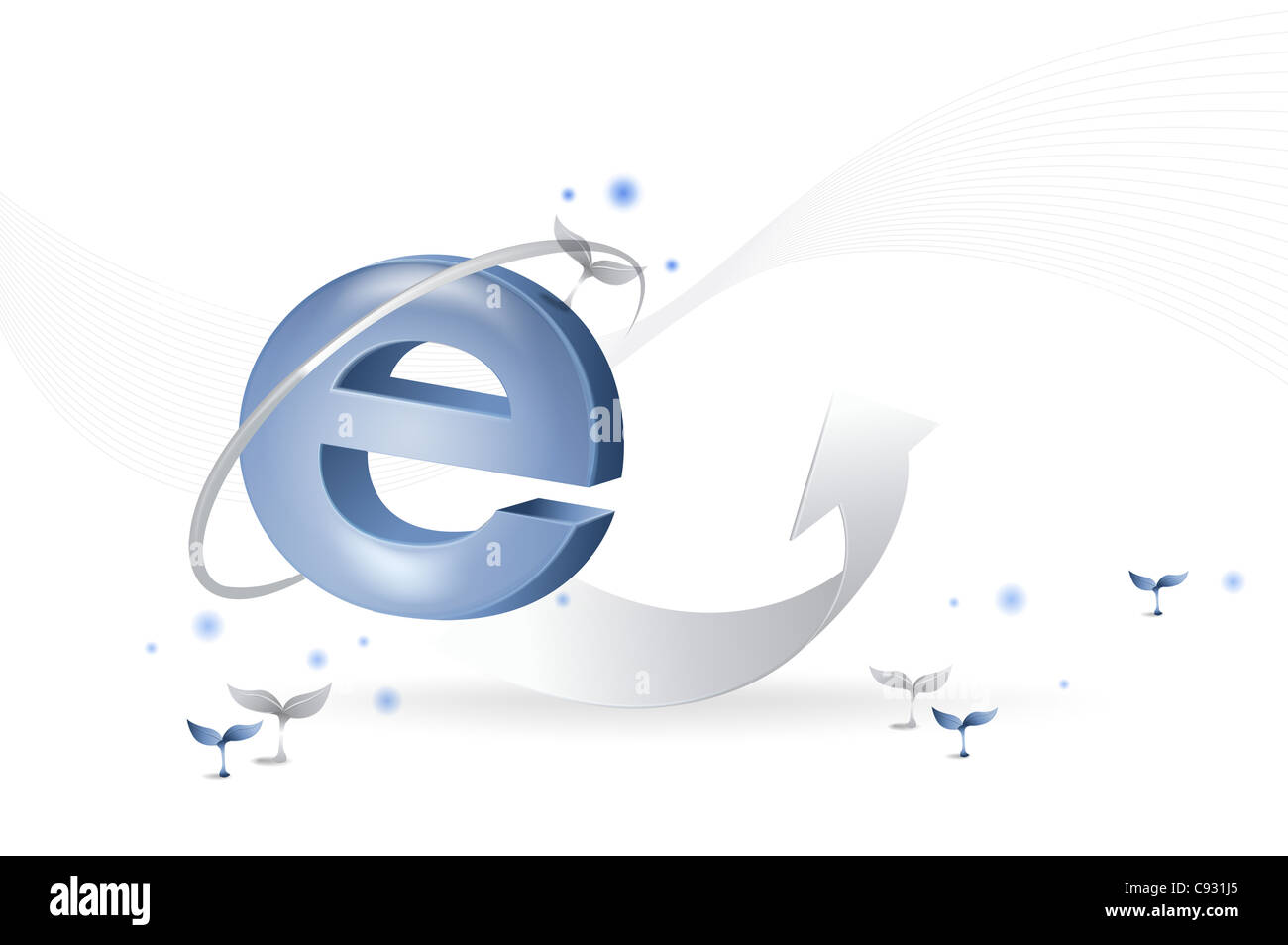 Close up of at internet sign Stock Photo - Alamy