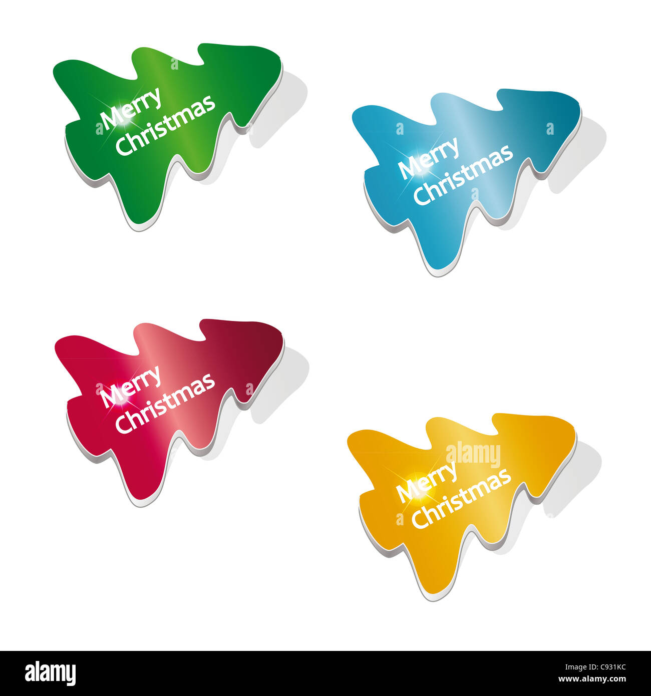 Christmas illustration labels hi-res stock photography and images - Alamy