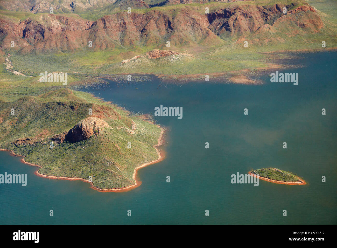 Shoreline of Lake Argyle, Kimberley Region, Western Australia ...