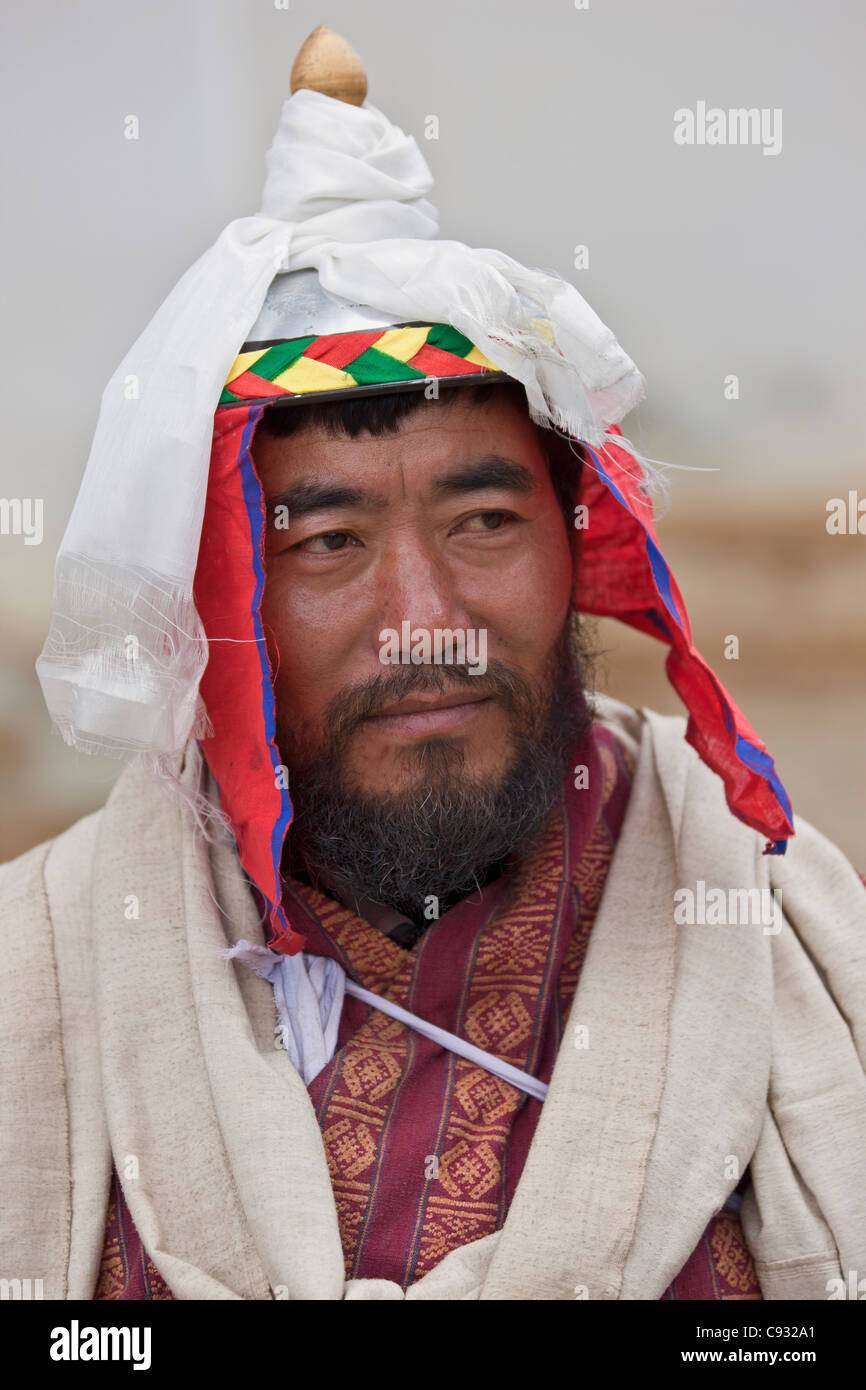 A man dressed in the early 20th century costume of a King s guard at ...