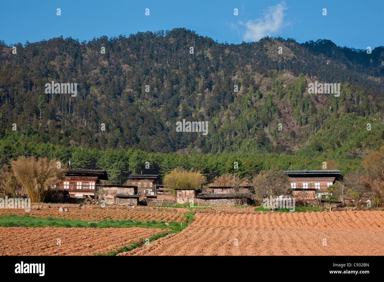 Phobjikha valley hi-res stock photography and images - Alamy