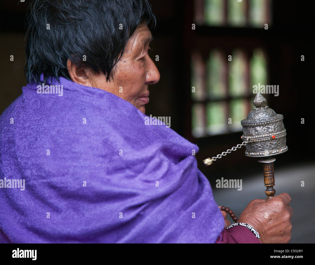 Prayer wheel hi-res stock photography and images - Alamy