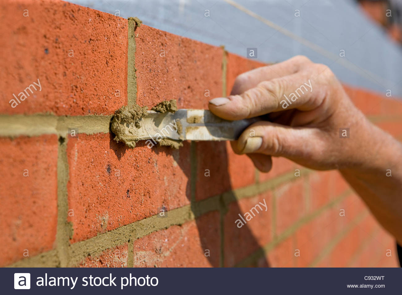 Bricklaying Mortar Stock Photos & Bricklaying Mortar Stock Images - Alamy