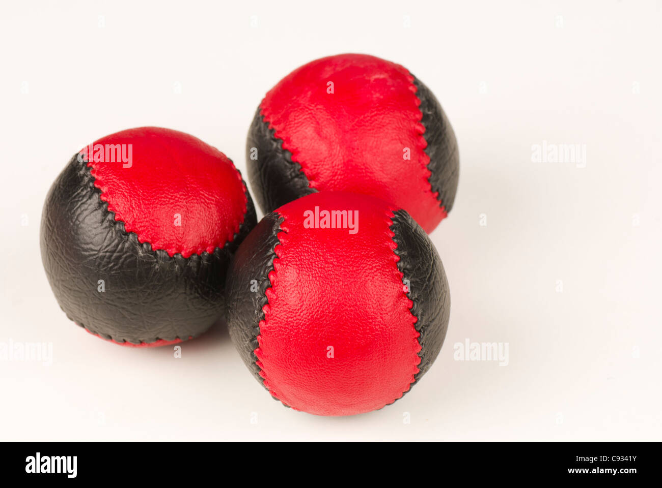 Traditional Spanish pelota balls, handcrafted of leather Stock Photo ...