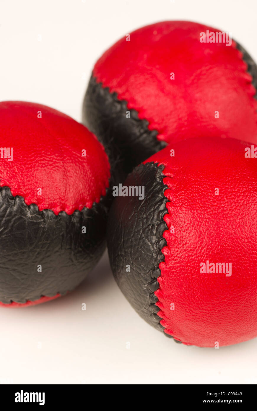 Traditional Spanish pelota balls, handcrafted of leather Stock Photo ...