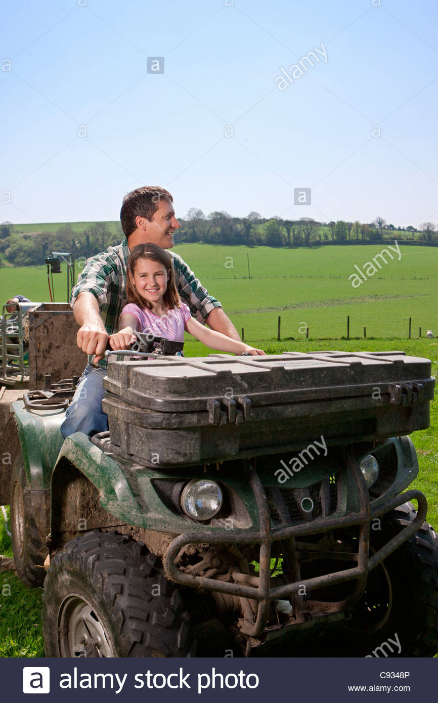 Girl Driving Tractor Stock Photos & Girl Driving Tractor Stock Images ...