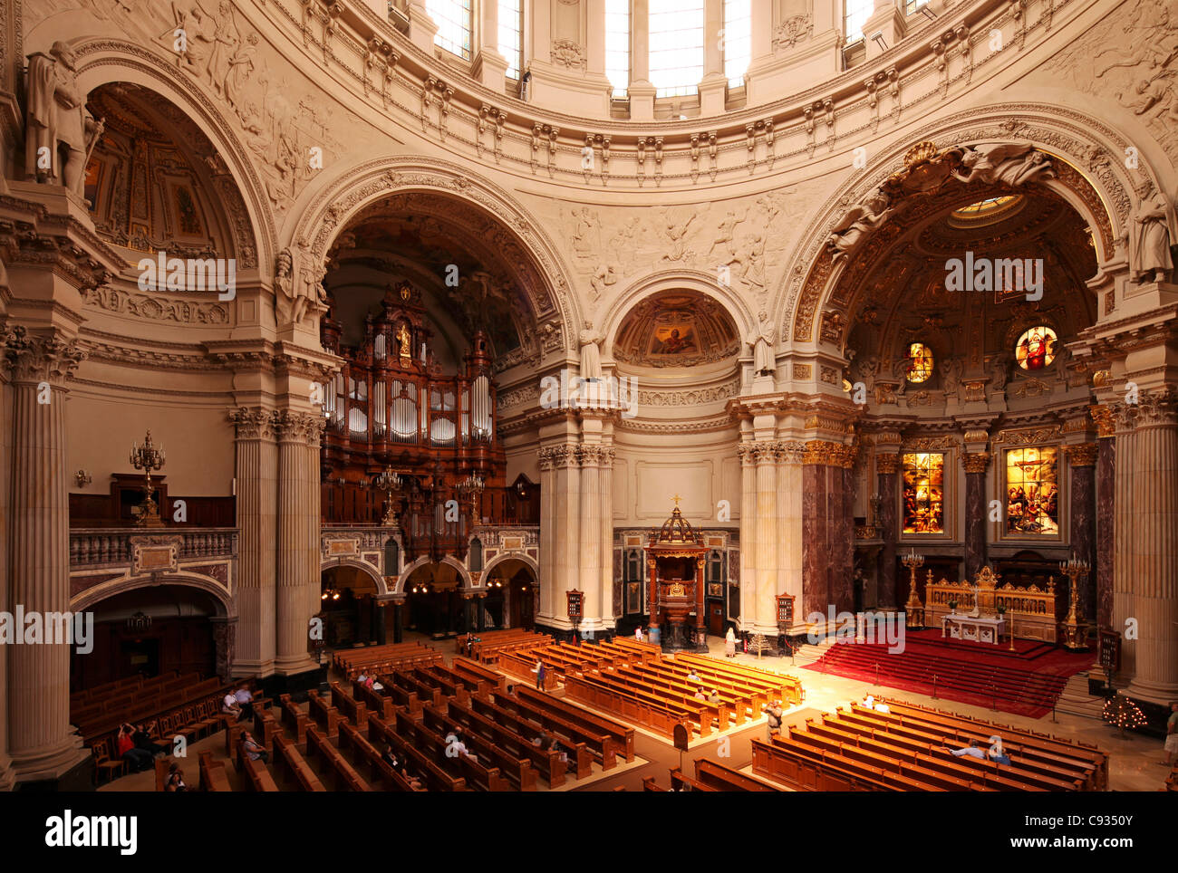 The interior of Berlin Cathedral in Berlin Mitte Stock Photo - Alamy