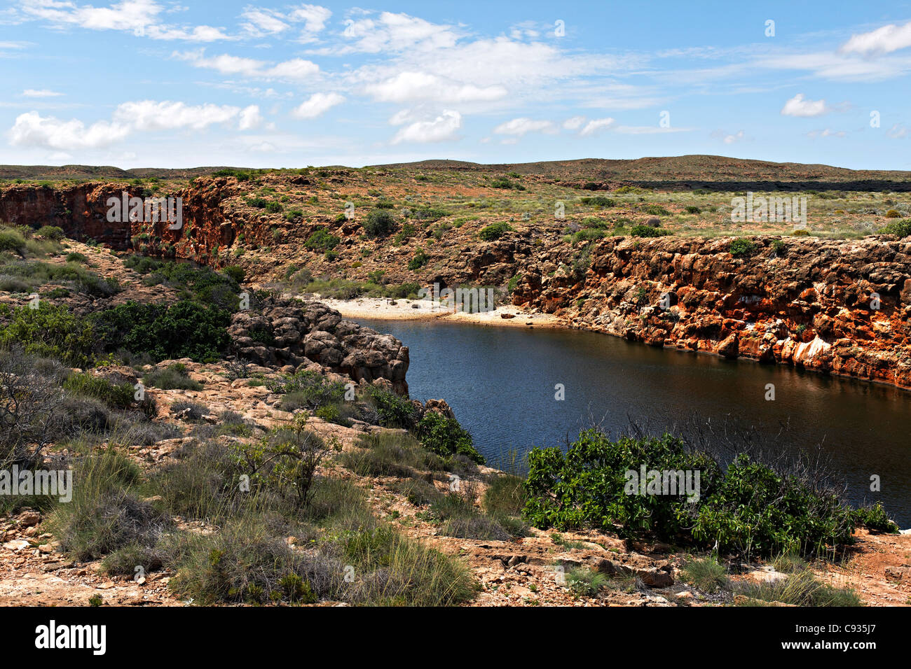 Gorge Landscape at Yardie Creek, Cape Range National Park, Exmouth ...