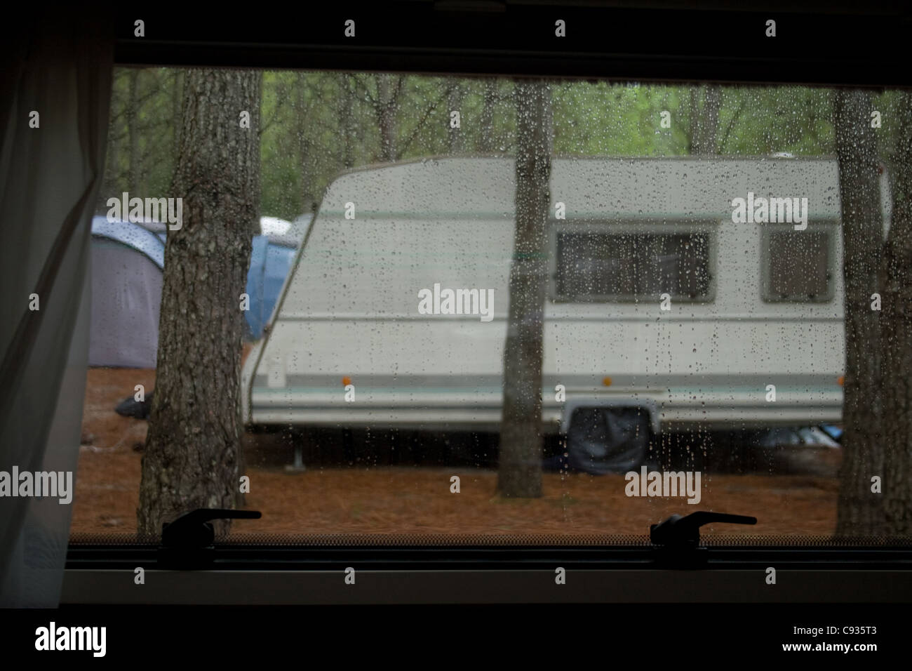 Caravan window hi-res stock photography and images - Alamy