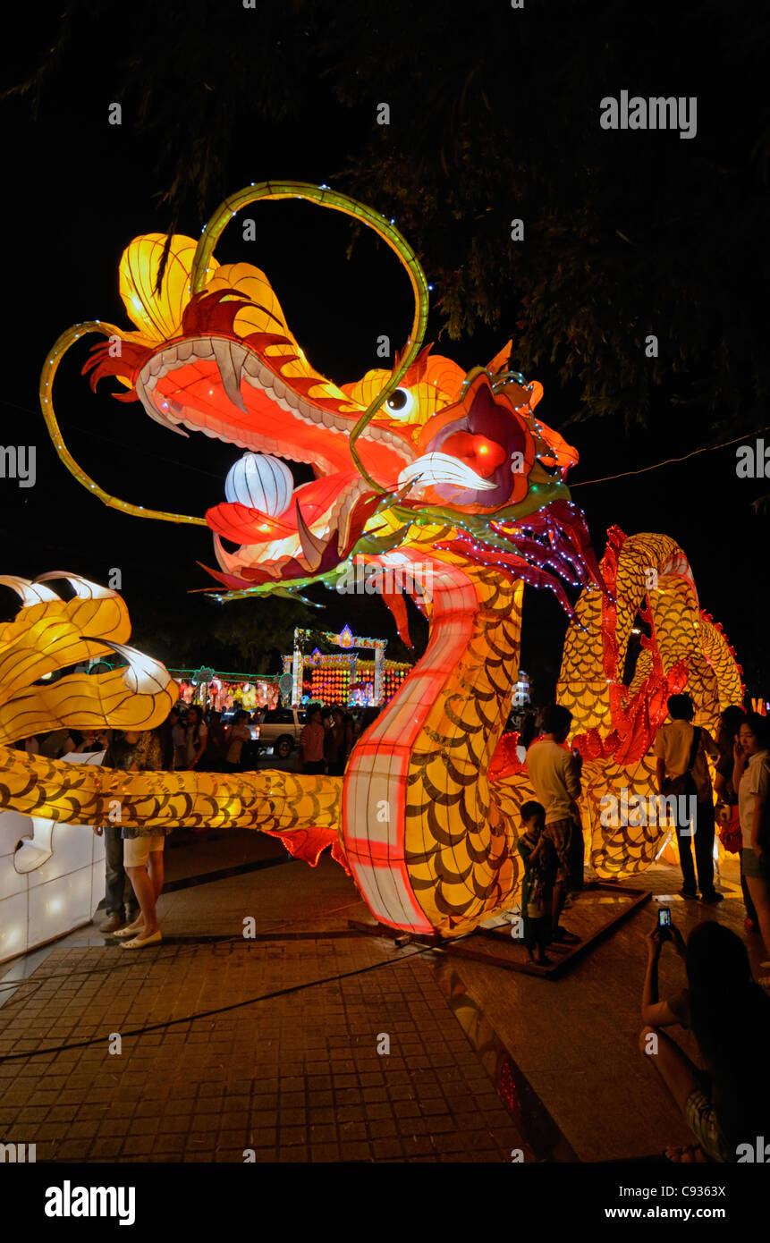 giant dragon display,Chiang Mai,Thailand Stock Photo - Alamy