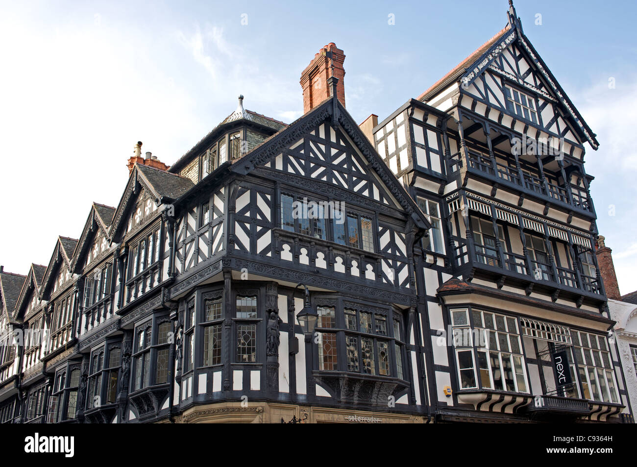 Wood-framed buildings, Chester city centre, UK Stock Photo - Alamy