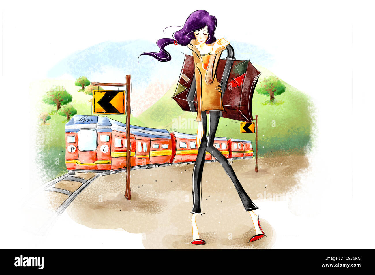 Missed train hi-res stock photography and images - Alamy